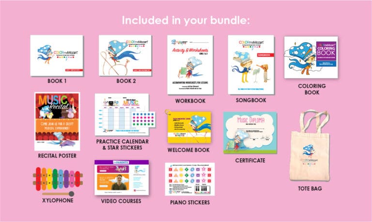 Year One Bundle with Video Course Access – Color Me Mozart