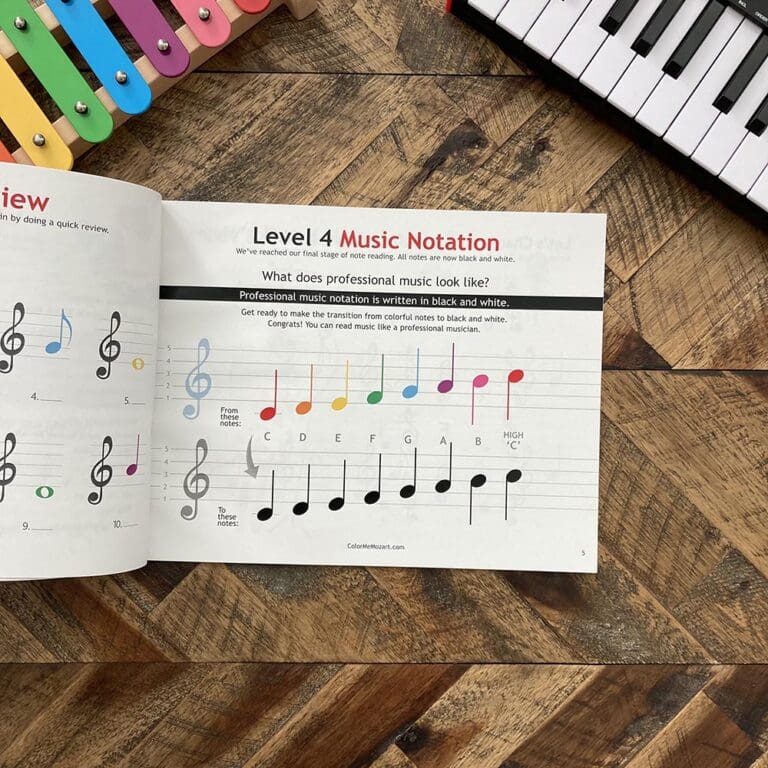 Book Set – Level 3 and Level 4 – Color Me Mozart