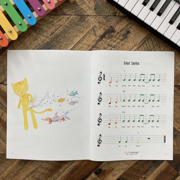 Color Me Mozart Songbook – Color Me Mozart