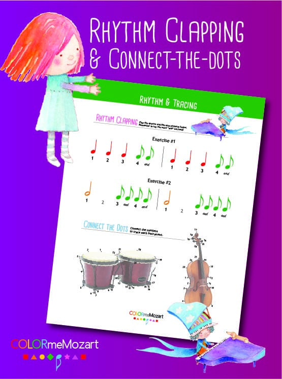 Free PDF of the Month – Color Me Mozart