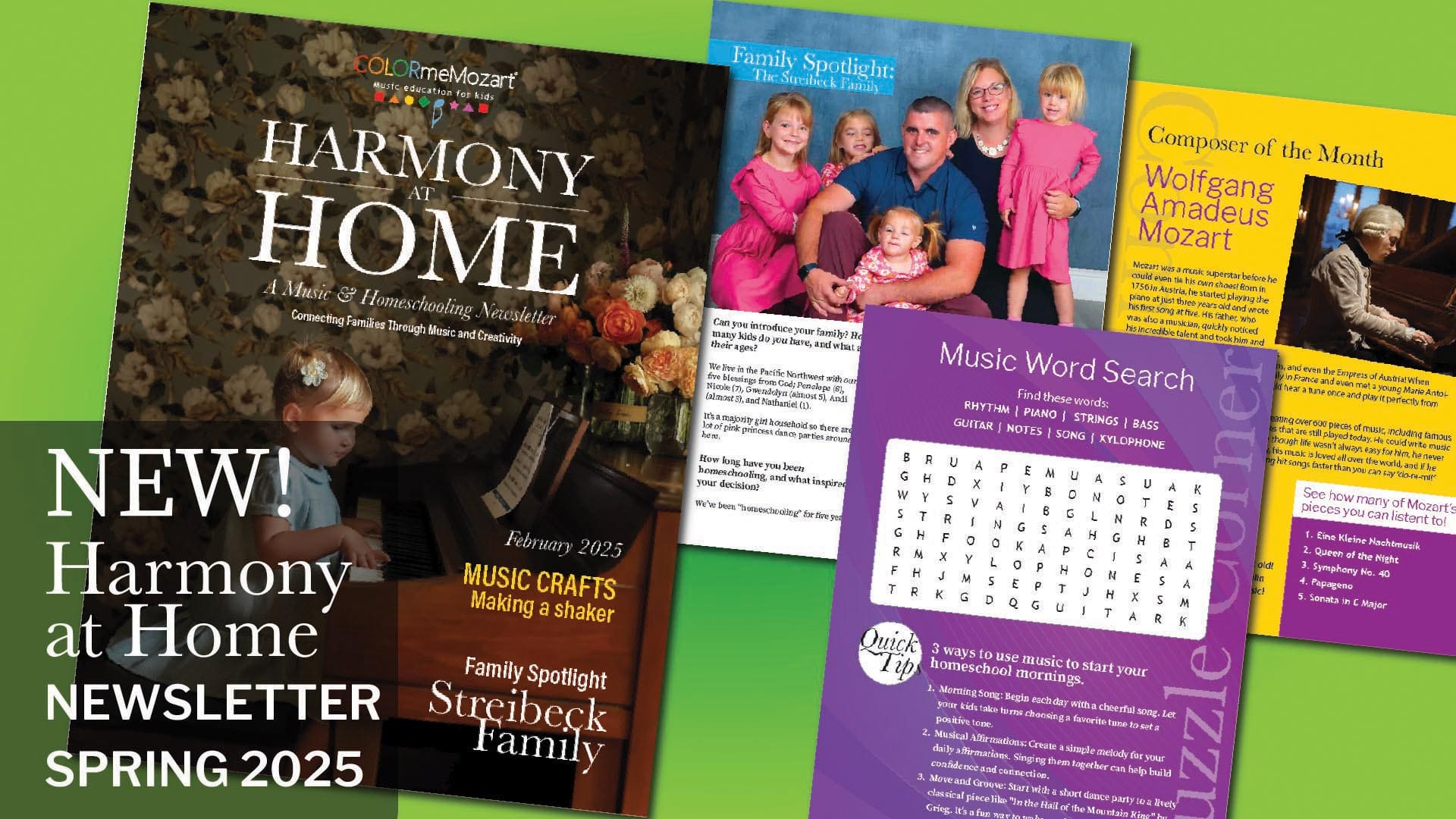Newsletter - Color Me Mozart